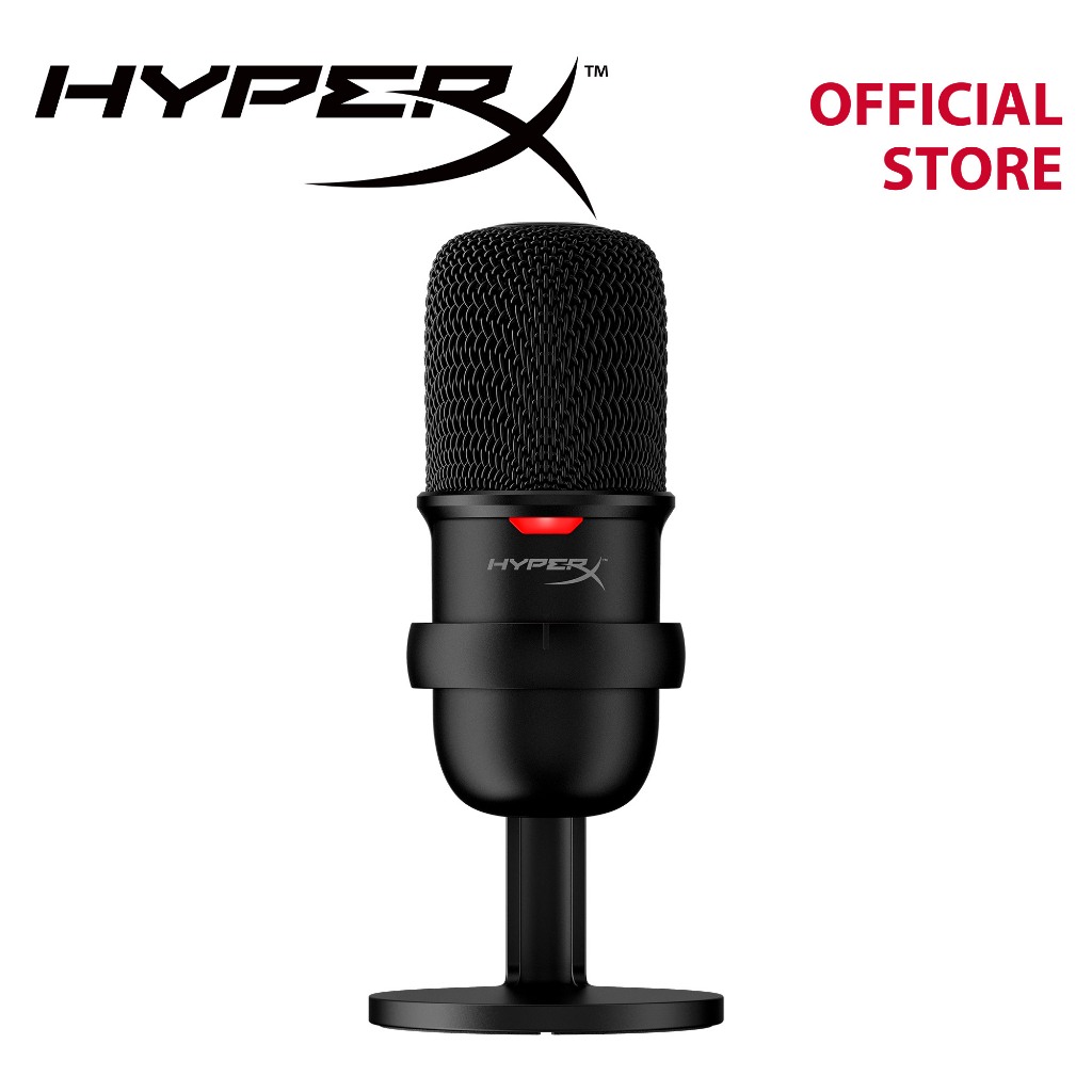 HyperX SoloCast USB Gaming Microphone, Cardioid polar pattern, Black ...