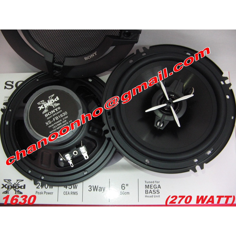 SONY Xplod Speaker XS-FB1030 4” XS-FB1630 6'' XS-FB6930 6x9INCH 270W 3 ...