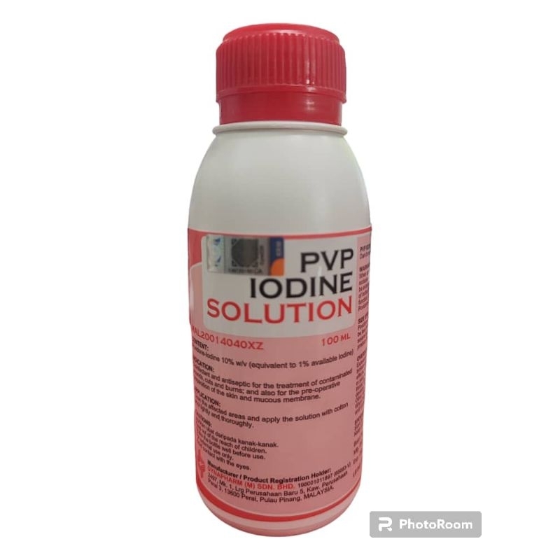 PVP IODINE SOLUTION 100 ml | Shopee Malaysia