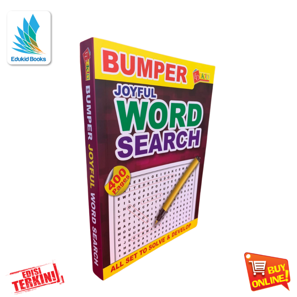 Bumper Joyful Word Search- cari kata - activity - books - kids - kanak ...