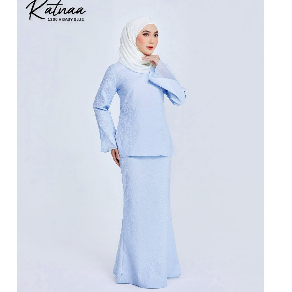 CHICCHOC RATNA KURUNG MINI MODEN WUDHU FRIENDLY LESS IRON 3D EMBOSSED ...
