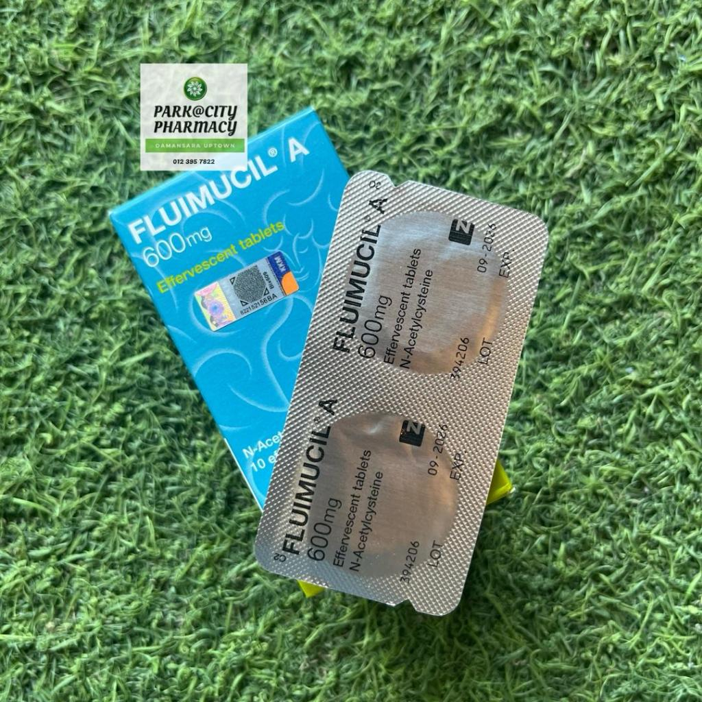 Fluimucil A 600mg Effervescent Tablets 10s (One Box) 40 0072 / 2s ...