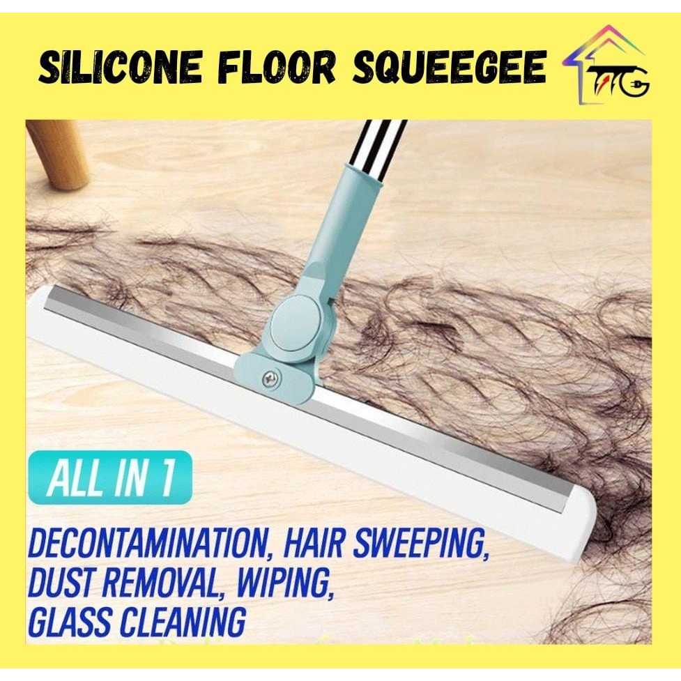Magic Broom & Scraper Hair Cleaner Sweeper Floor Cleaner Mop Wiper ...