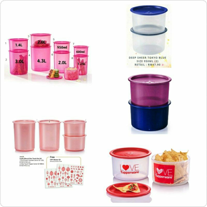 TUPPERWARE ONE TOUCH | Shopee Malaysia