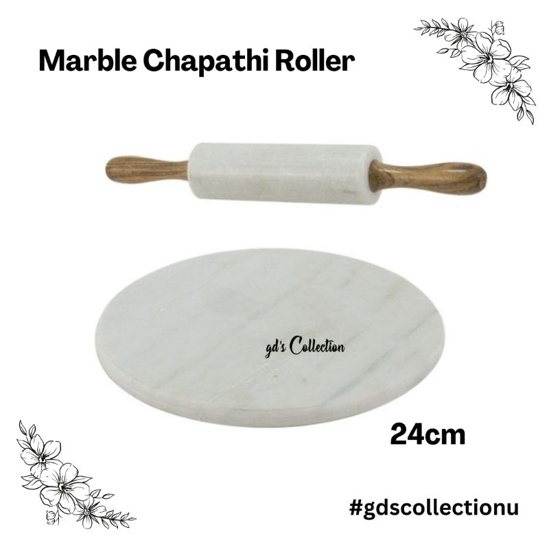 Chapati Roller Marble Made 24cm #gdscollection | Shopee Malaysia