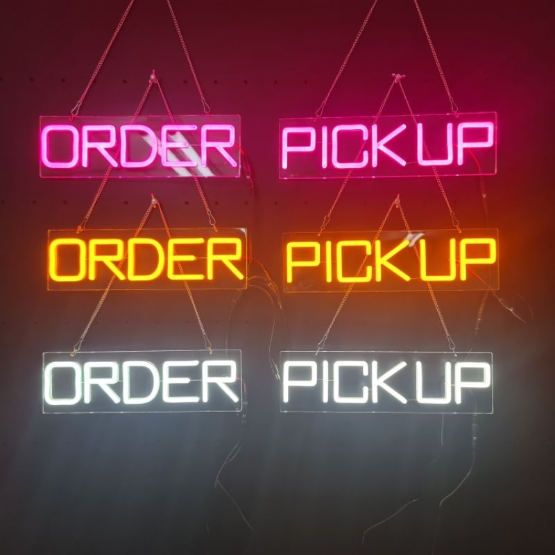 ORDER & PICKUP NEON SIGN 33CM X 10CM (6MM CLEAR ACRYLIC)[🇲🇾 ~ DIRECT ...