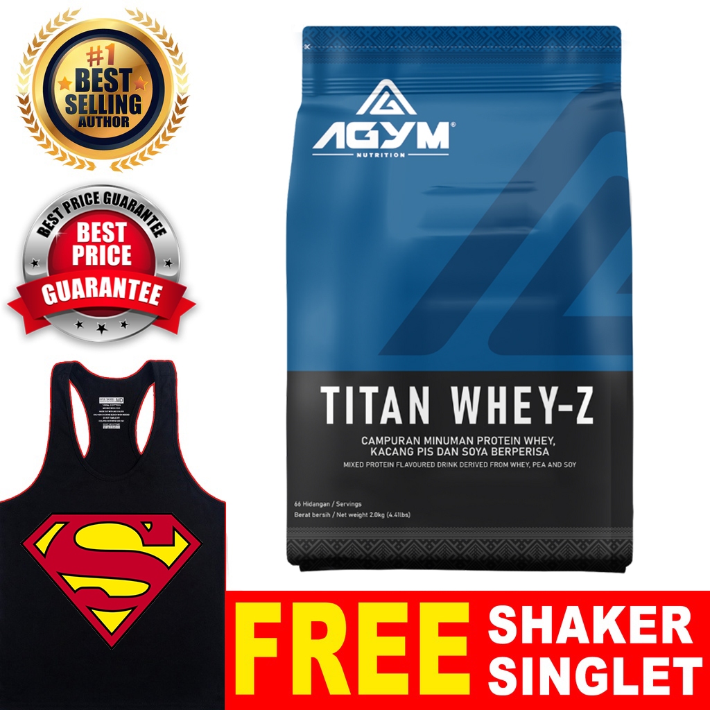 Titan Whey, 70 Servings (2.1KG) - Protein, Halal Whey Protein Powder ...