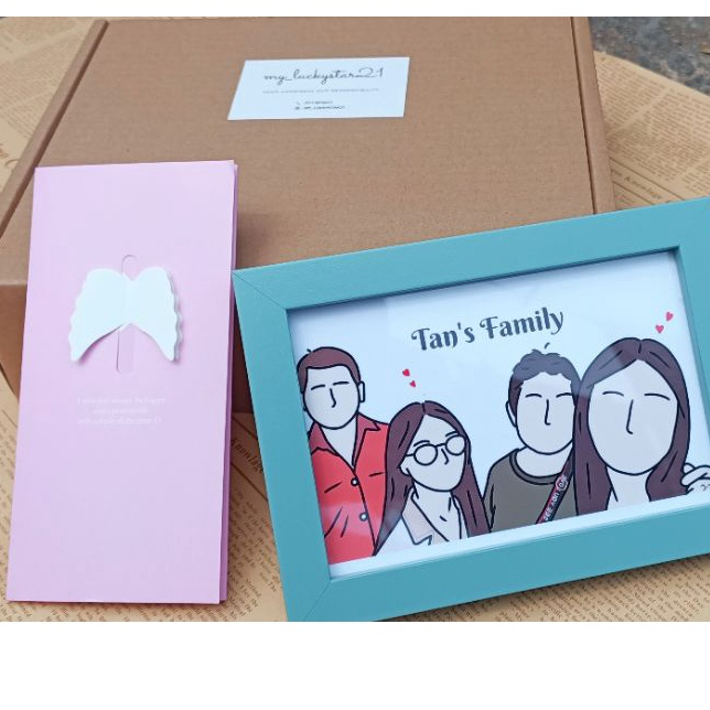 [GIFT BOX/礼物，礼盒] CUSTOMIZED PORTRAIT PHOTO FRAME GIFT BOX (CLASSIC) 客制化 ...