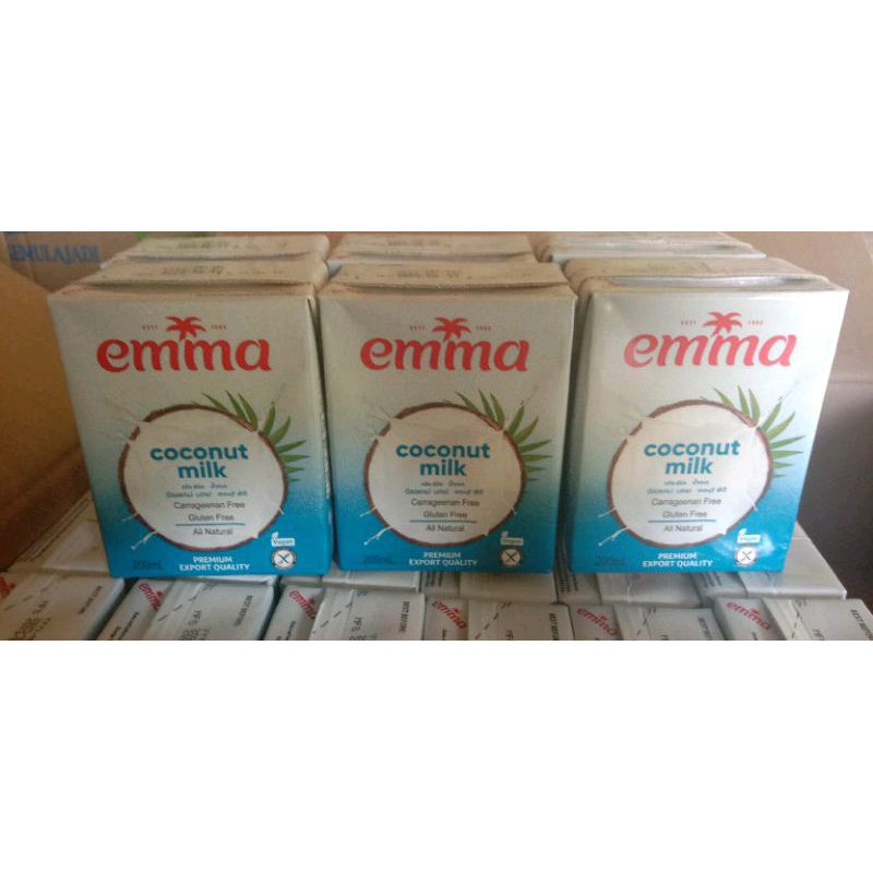 Santan kelapa kotak @ emma coconut milk 200ml x 6 packs | Shopee Malaysia