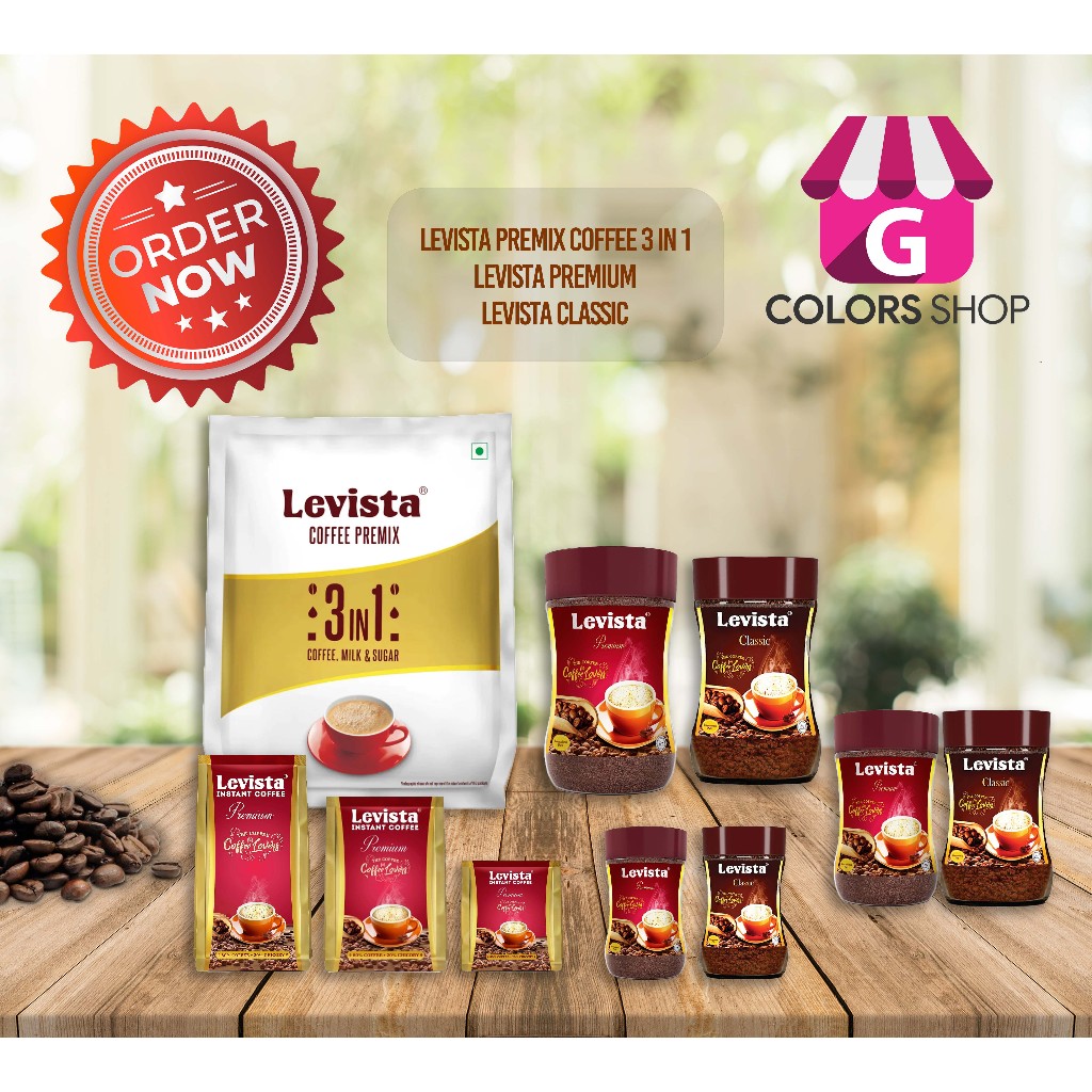 LEVISTA COFFEE ( CLASSIC/ PREMIUM/ PREMIX 3 IN 1 ) | Shopee Malaysia
