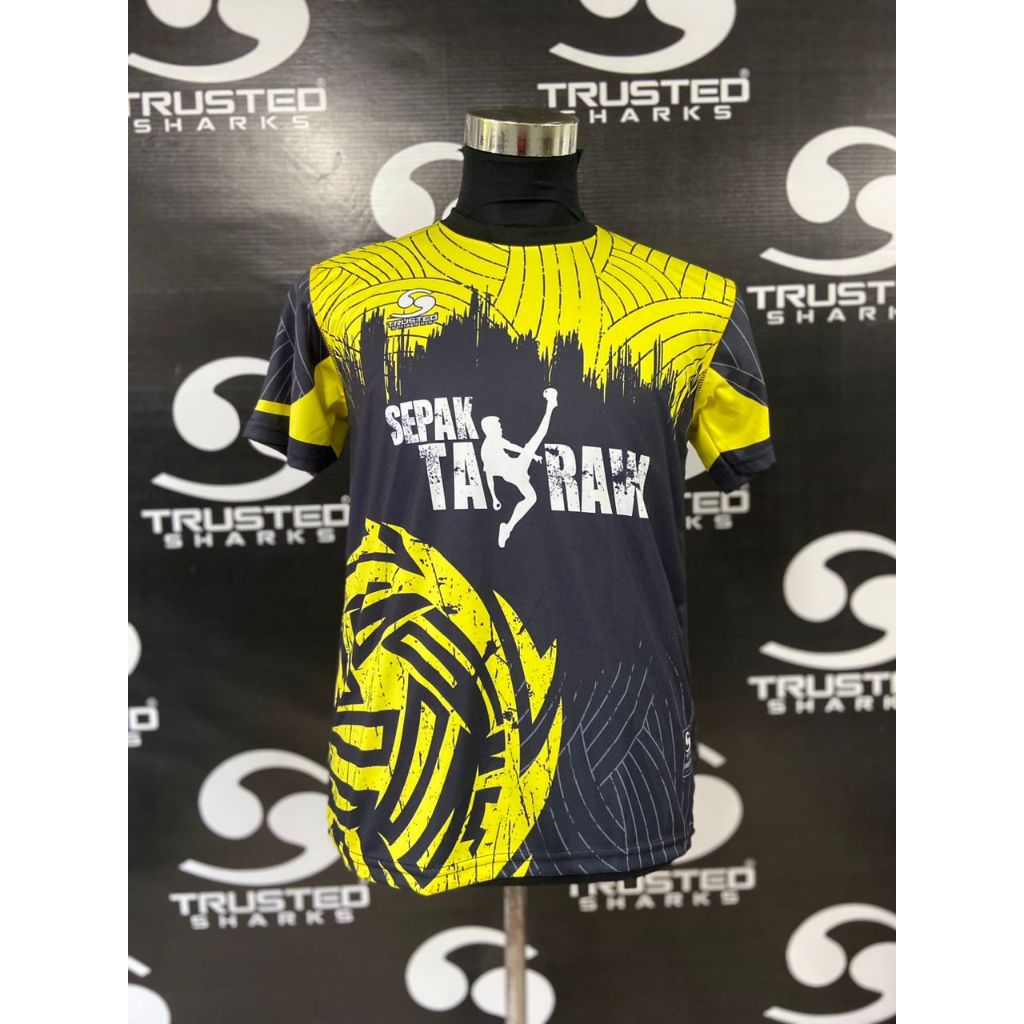 [READY STOCK]SEPAK TAKRAW JERSEY BY TRUSTED SHARKS | Shopee Malaysia