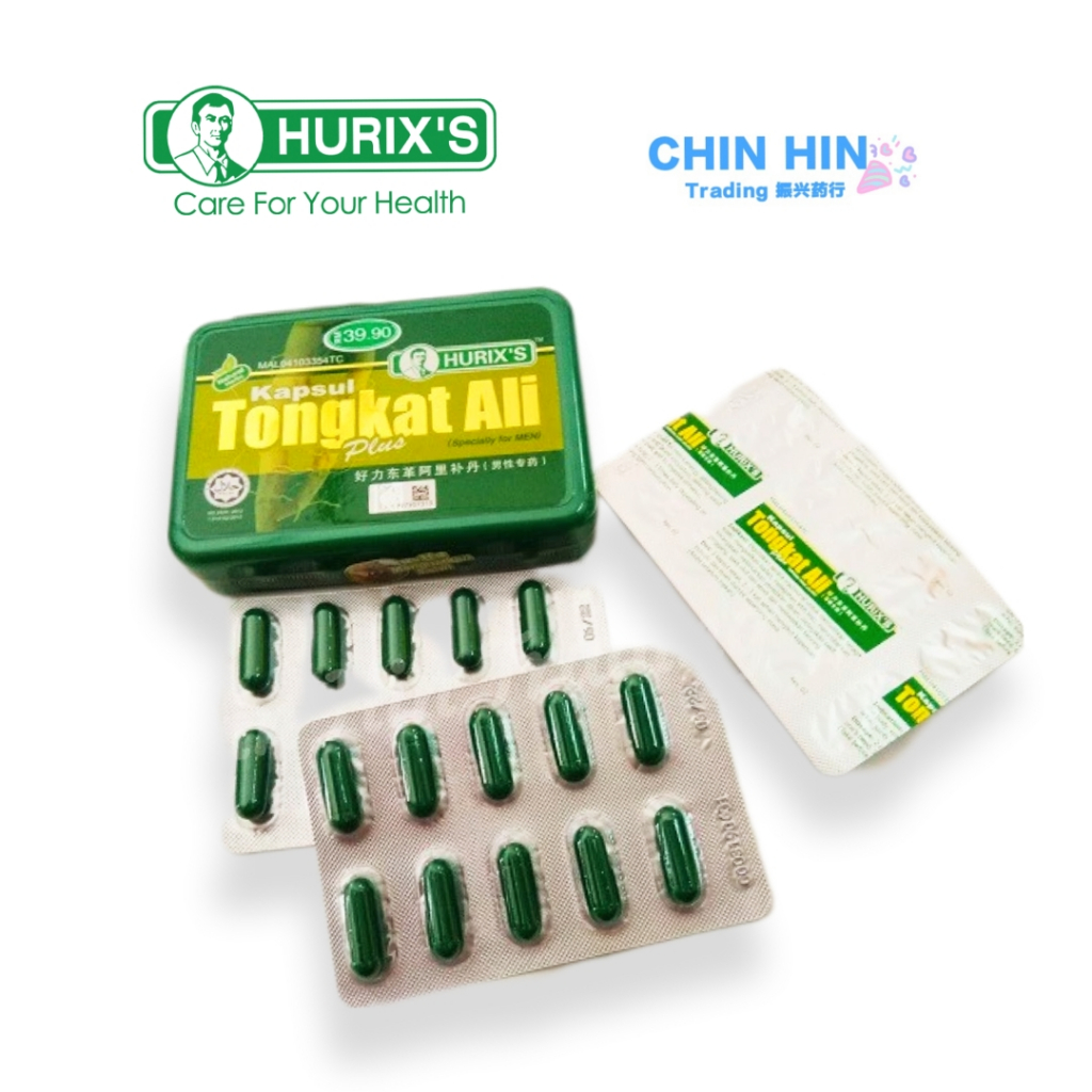 [HURIX'S] Hurix's Kapsul Tongkat Ali Plus 好力东革阿里补丹 (10's X 3 Blisters ...