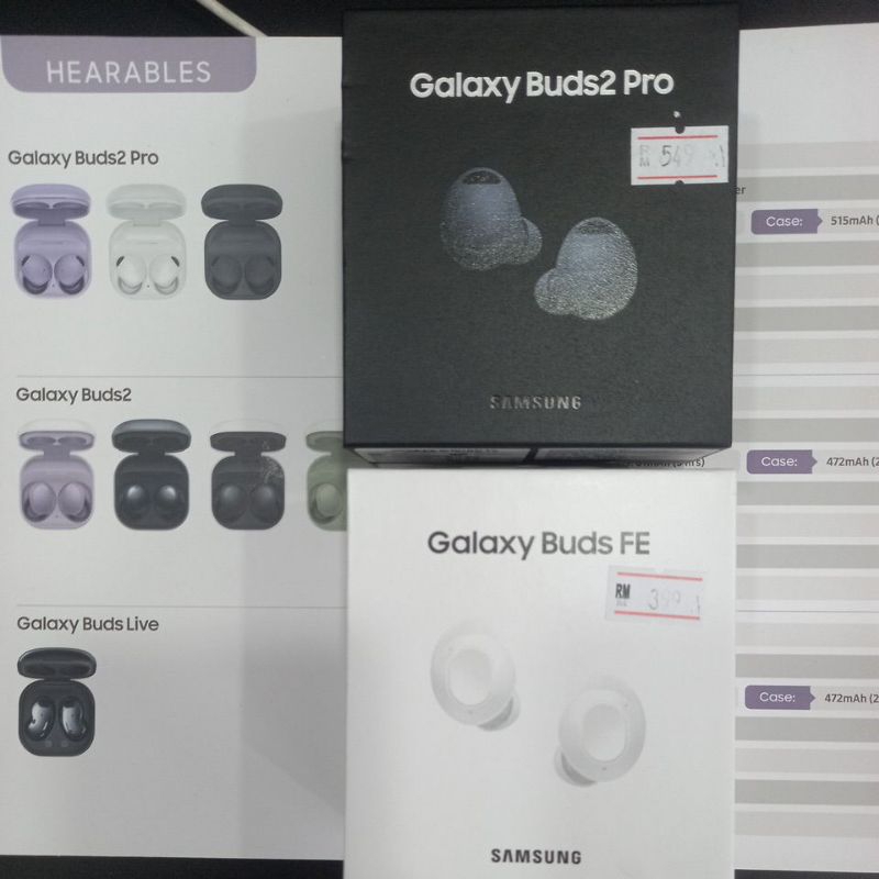 Samsung Original Galaxy Buds 2 Pro & Buds FE Sealed Box | Shopee Malaysia