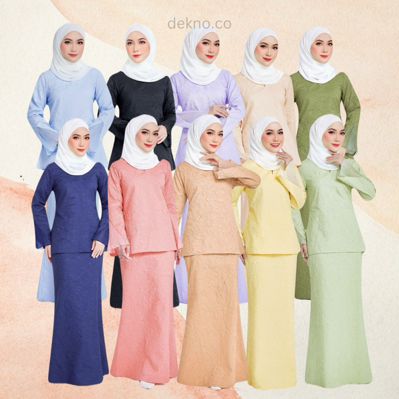 (S-XL) 1260 KURUNG MODERN BAJU RAYA PLAIN BRIDESMAID DINNER WEDDING ...