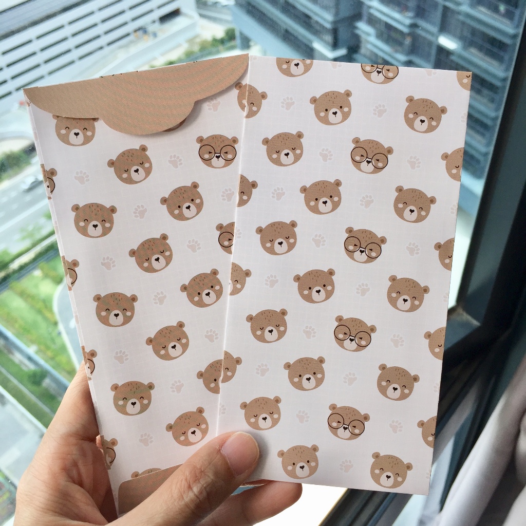 KawaiiGift 5pcs Minimalist Sampul Raya 2025 Angpao Packet Sampul Duit ...