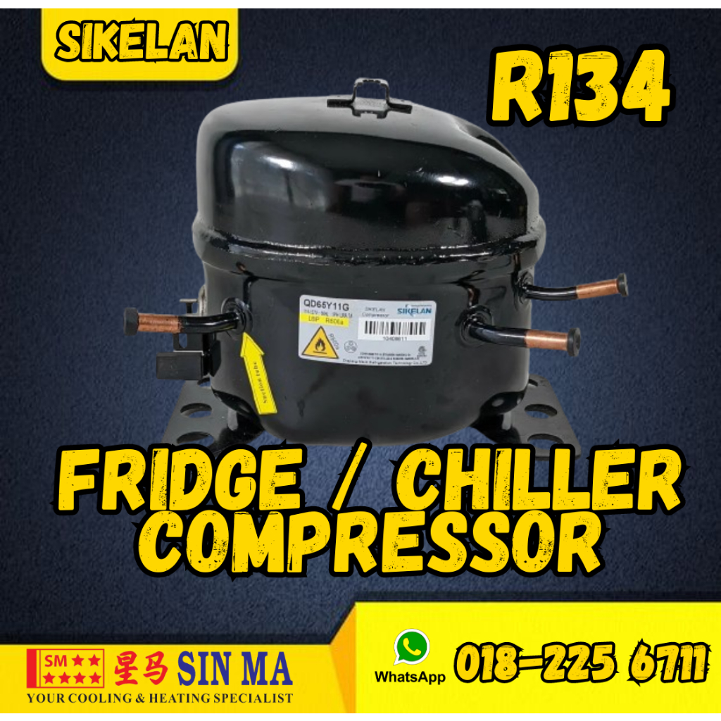 SIKELAN Fridge Compressor Motor Refrigerator Gas Motor Kompressor Peti ...