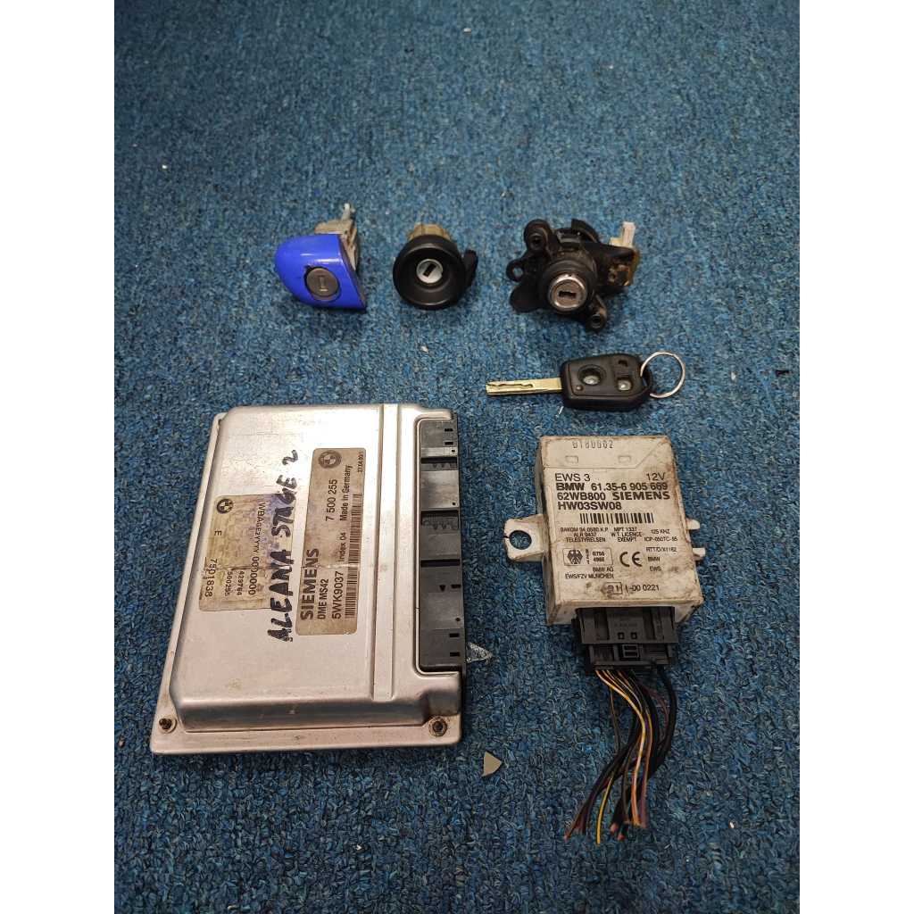 BMW E46 E39 M54 ECU Engine DME Computer Box Immo Key Control Module ...