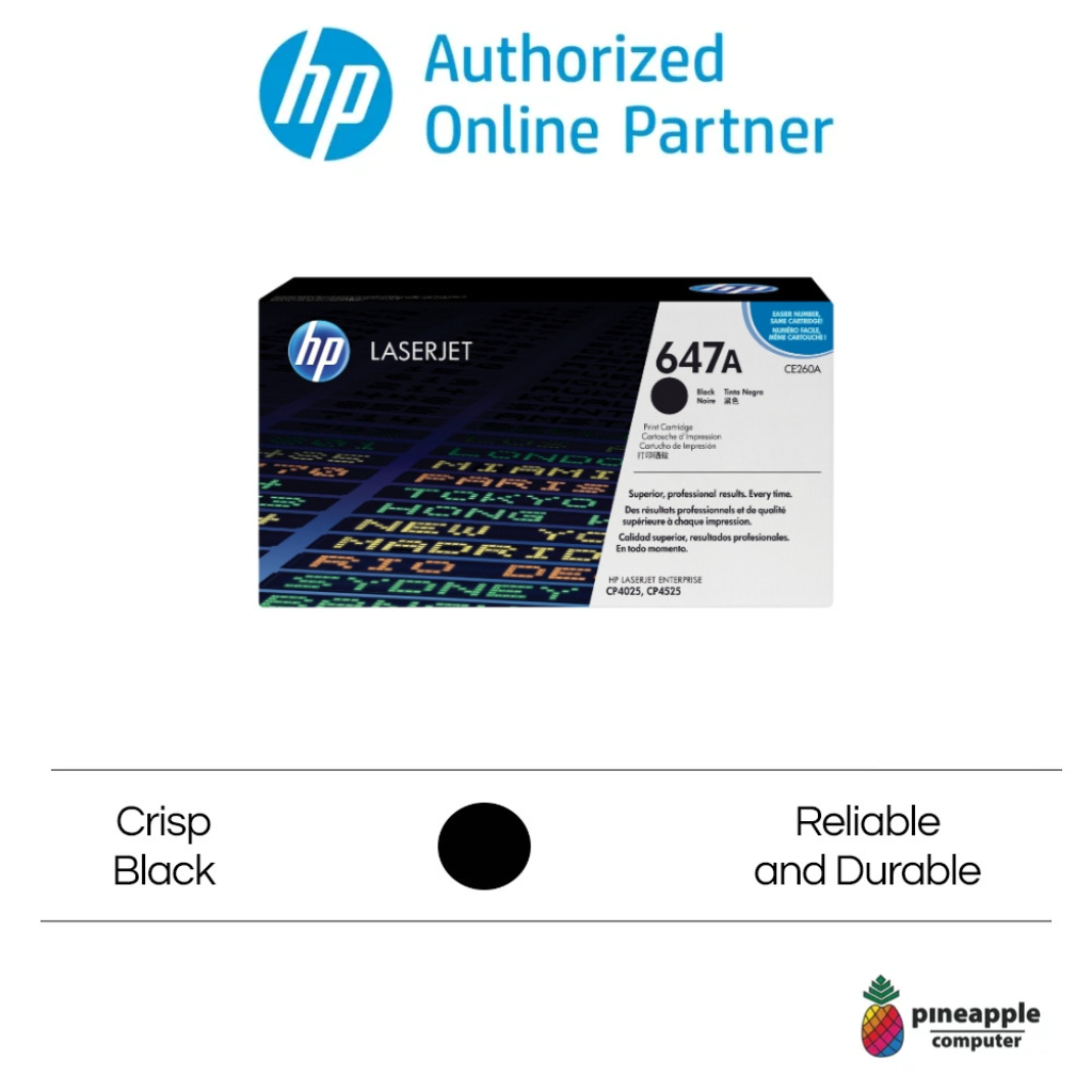 HP 647A 648A Cyan Magenta Yellow Black Original LaserJet Toner Cartridge For CP4025 CP4525 ...