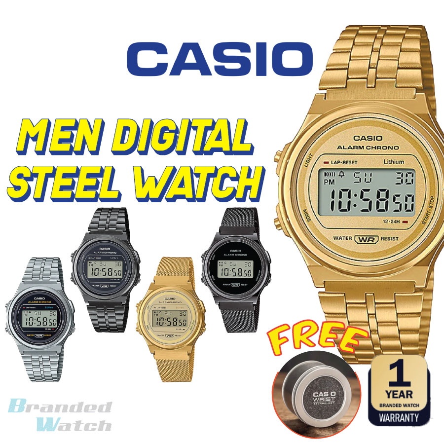 CASIO A171 SERIES A171WE-1A A171WEG-9A A171WEGG-1A A171WEMG-9A WOMEN ...