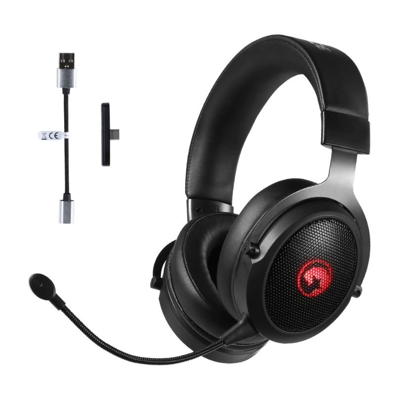 MARVO HG9089W Wireless Gaming Headset With RGB Bluetooth and 2.4ghz ...