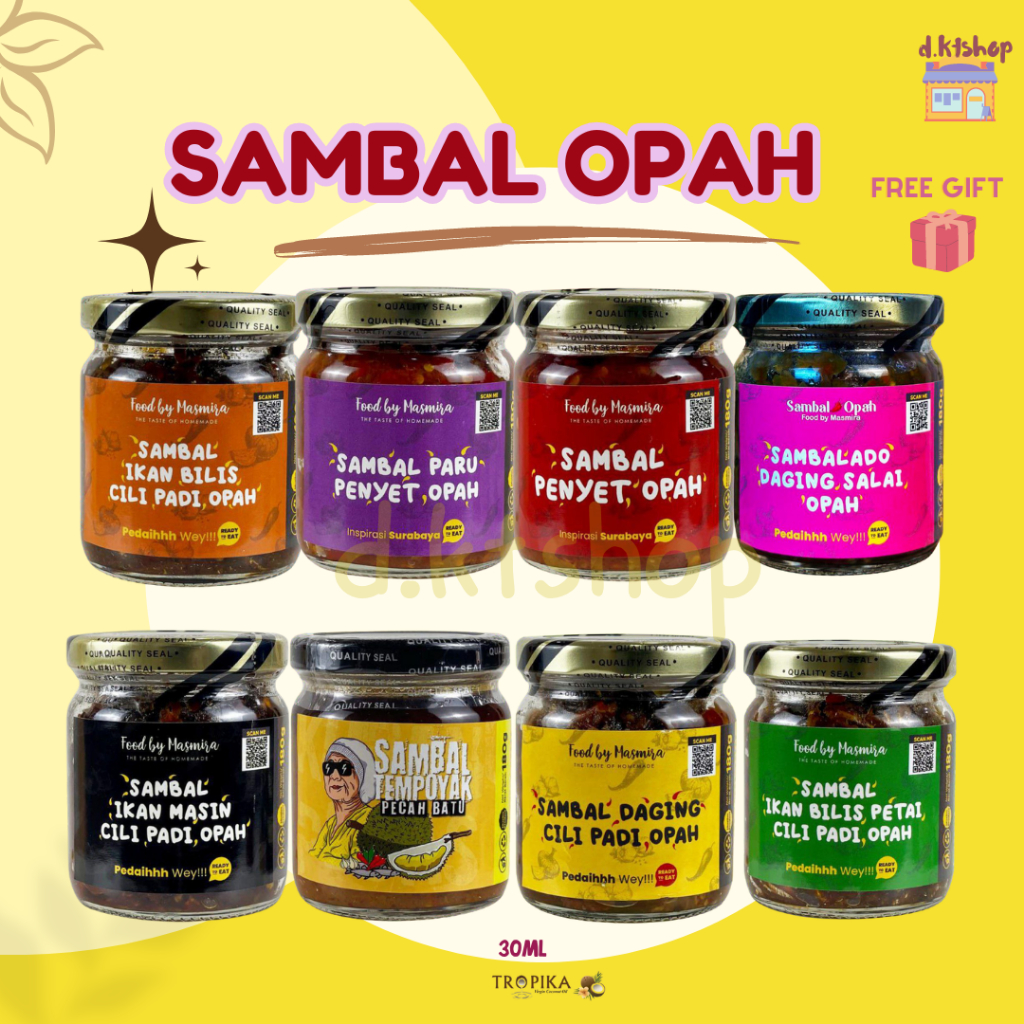 SAMBAL OPAH | SAMBAL PENYET | SAMBAL PARU | SAMBAL IKAN BILIS PETAI ...