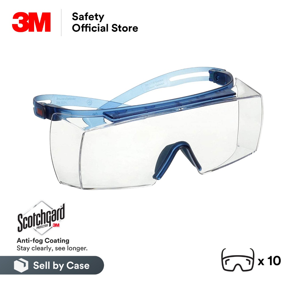 [Sell by Case] 3M™ SecureFit Premium Over Spectacles SF3701ASGAF -BLU ...