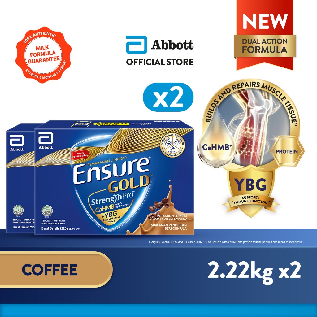 Ensure Gold Adult Complete Nutrition - Coffee BIB (2.22kg x 2) [Exp 06 ...