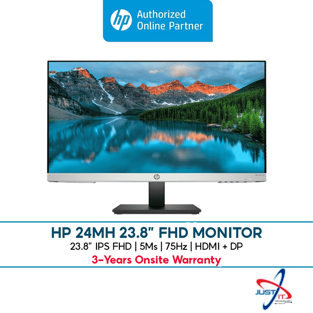 HP 24MH 23.8'' FHD MONITOR ( 23.8" IPS FHD / 5MS / 75Hz / HD MI + DP ...
