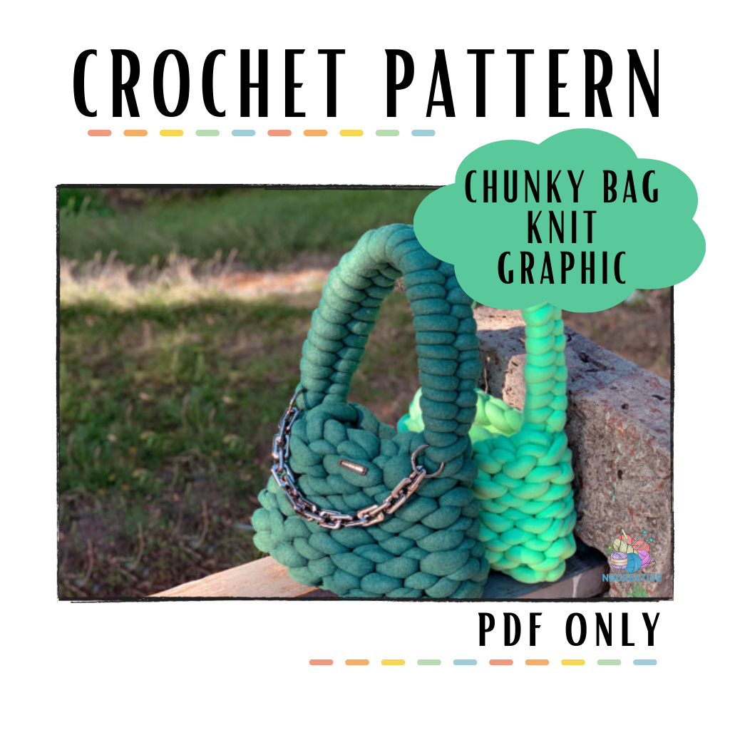 Chunky Bag Knit Pattern, PDF Pattern, Crochet Pattern | Shopee Malaysia