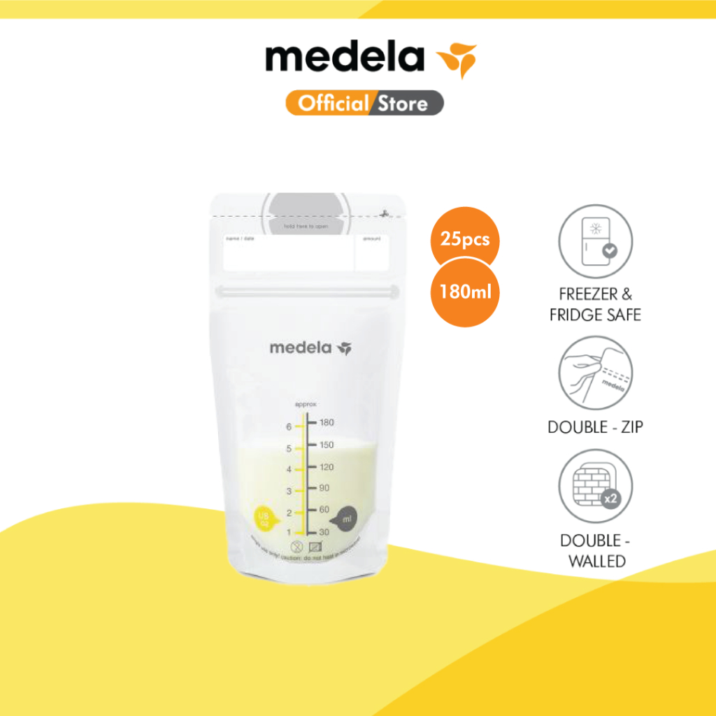 Medela Breast Milk Storage Bags (25 Pcs) | Shopee Malaysia