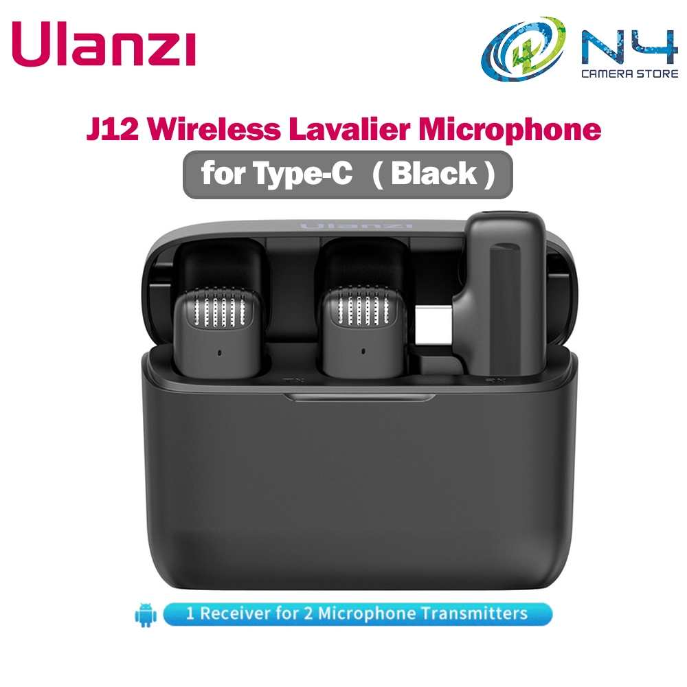 Ulanzi J12 Wireless Lavalier Microphone System Lightning / Type-C ...