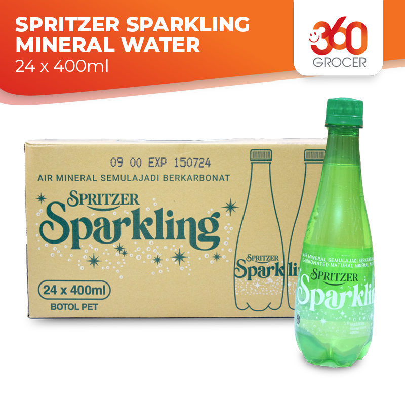 SPRITZER SPARKLING MINERAL WATER – 24 x 400ML | Shopee Malaysia