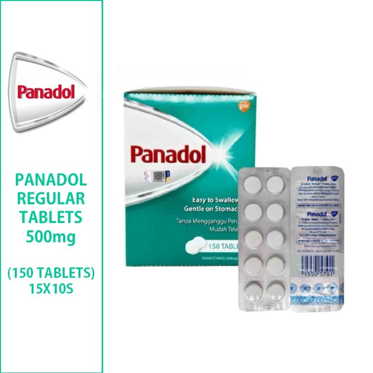 PANADOL REGULAR 500mg (150 TABLET) | Shopee Malaysia