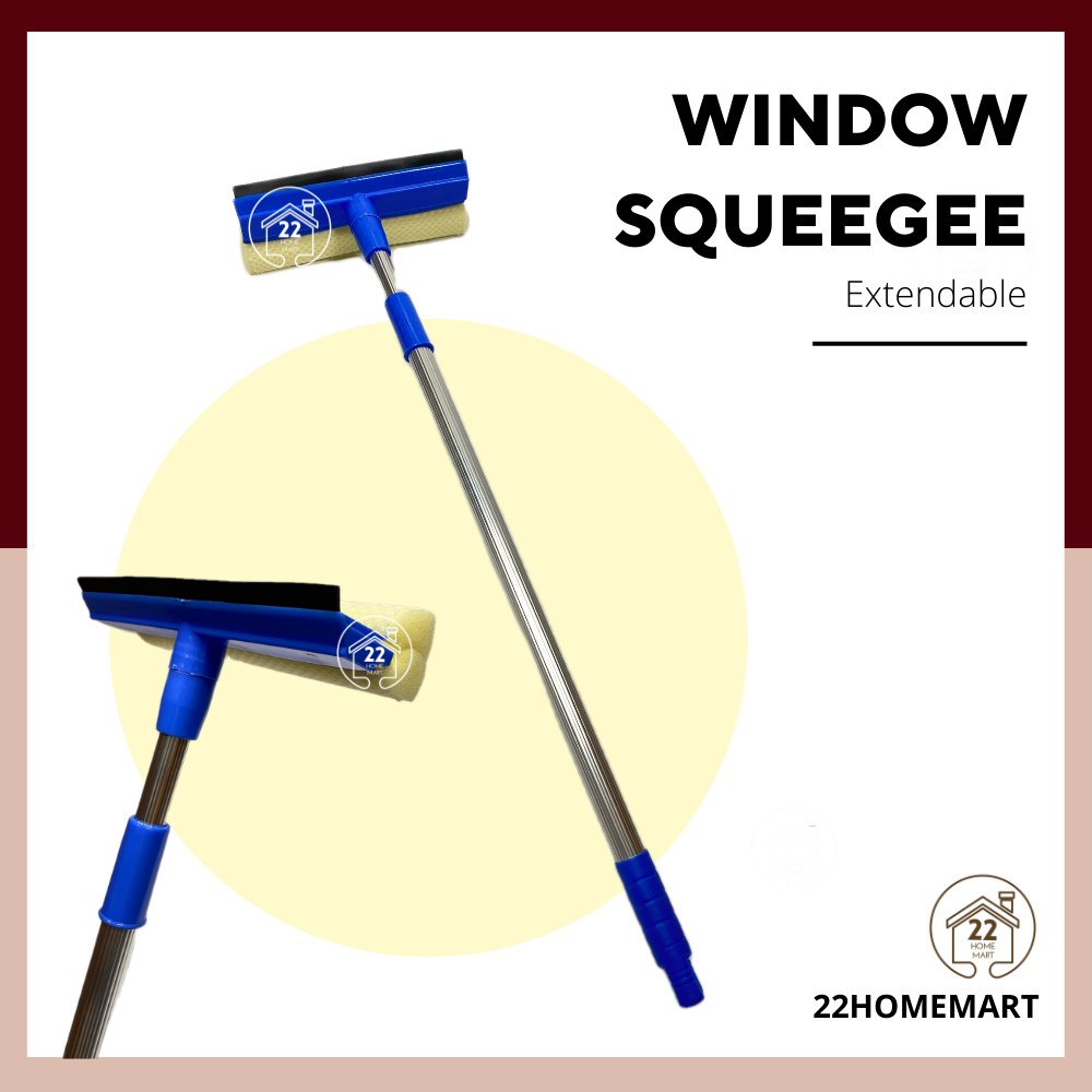 Extendable Window Squeegee with Aluminium Handle / Window Cleaner ...