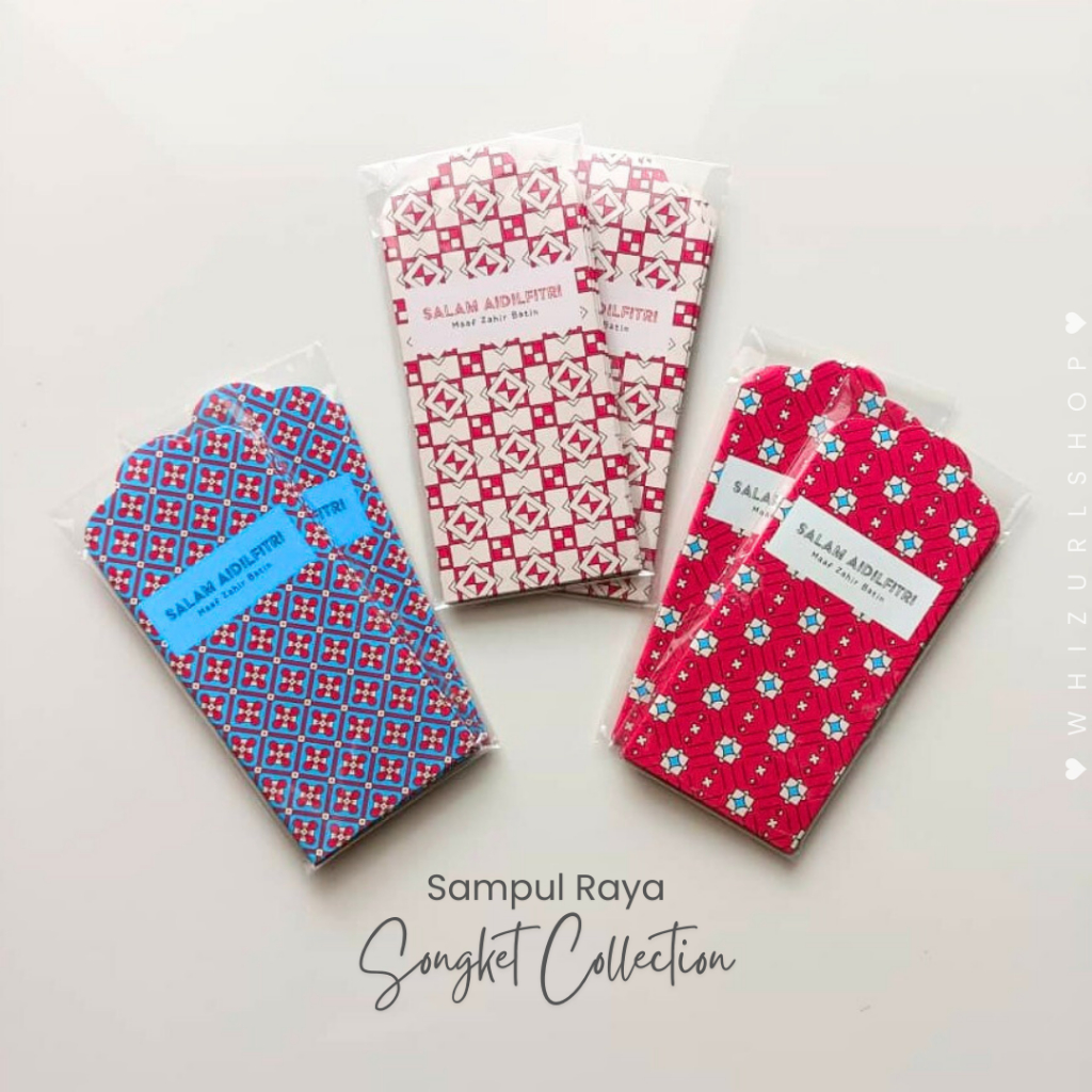 Sampul Raya Eksklusif Songket Collection by LindaLazin Money Envelopes ...