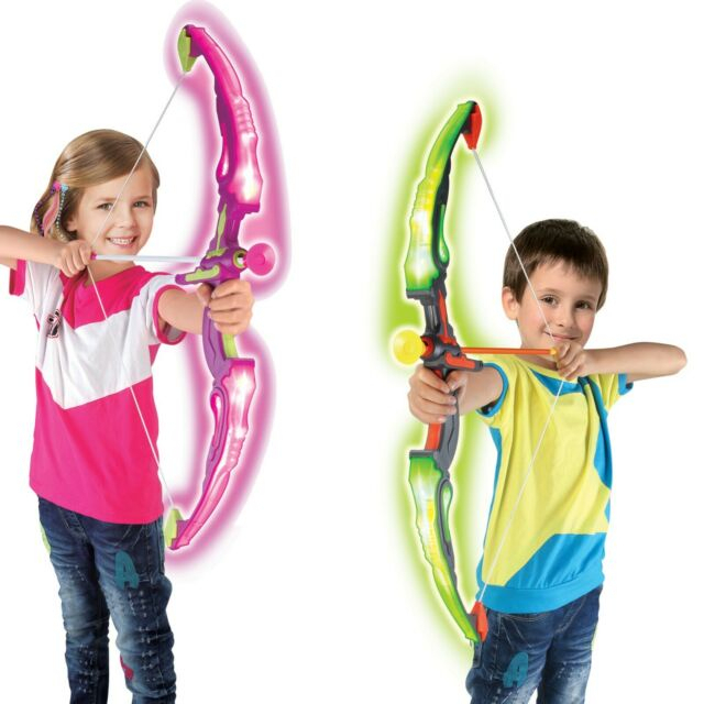 Soft Archery Set Kids Children Learning Stand Laser Target Bow Arrow ...