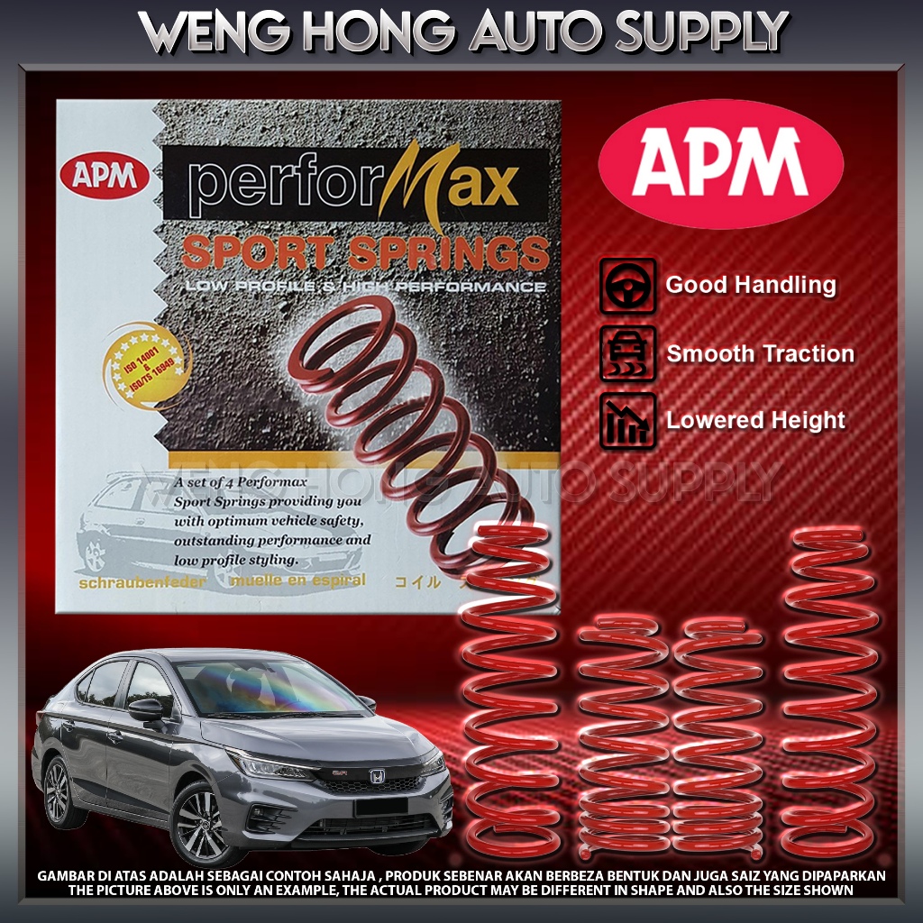 [ APM ] Honda City GN2 GN5 T00 Lowered Spring , Sport Spring Performax ...
