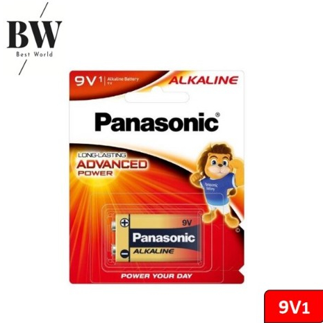 Panasonic Batteries Red Alkaline - 9V | Shopee Malaysia