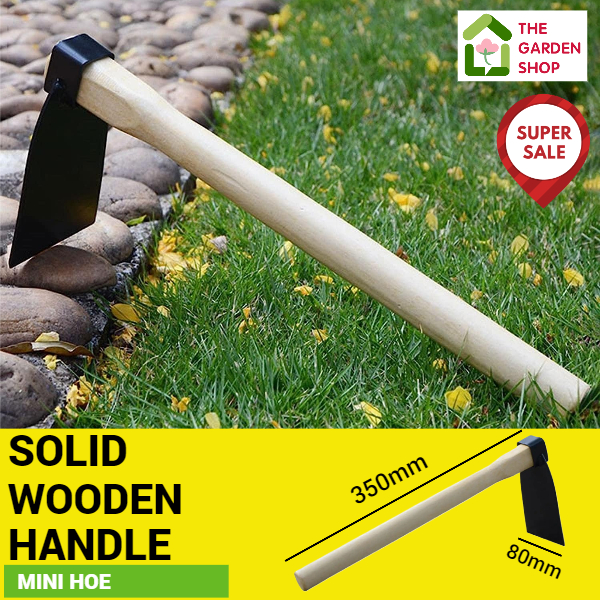 Mini Hoe Cangkul Kecil With Wood Handle Hoe garden Cangkul Longkang ...