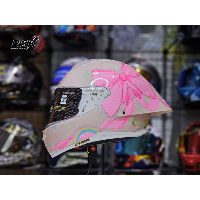 Original RSMORAX (Motorax) R50s Pro Ribbon Full Face Helmet | Shopee ...
