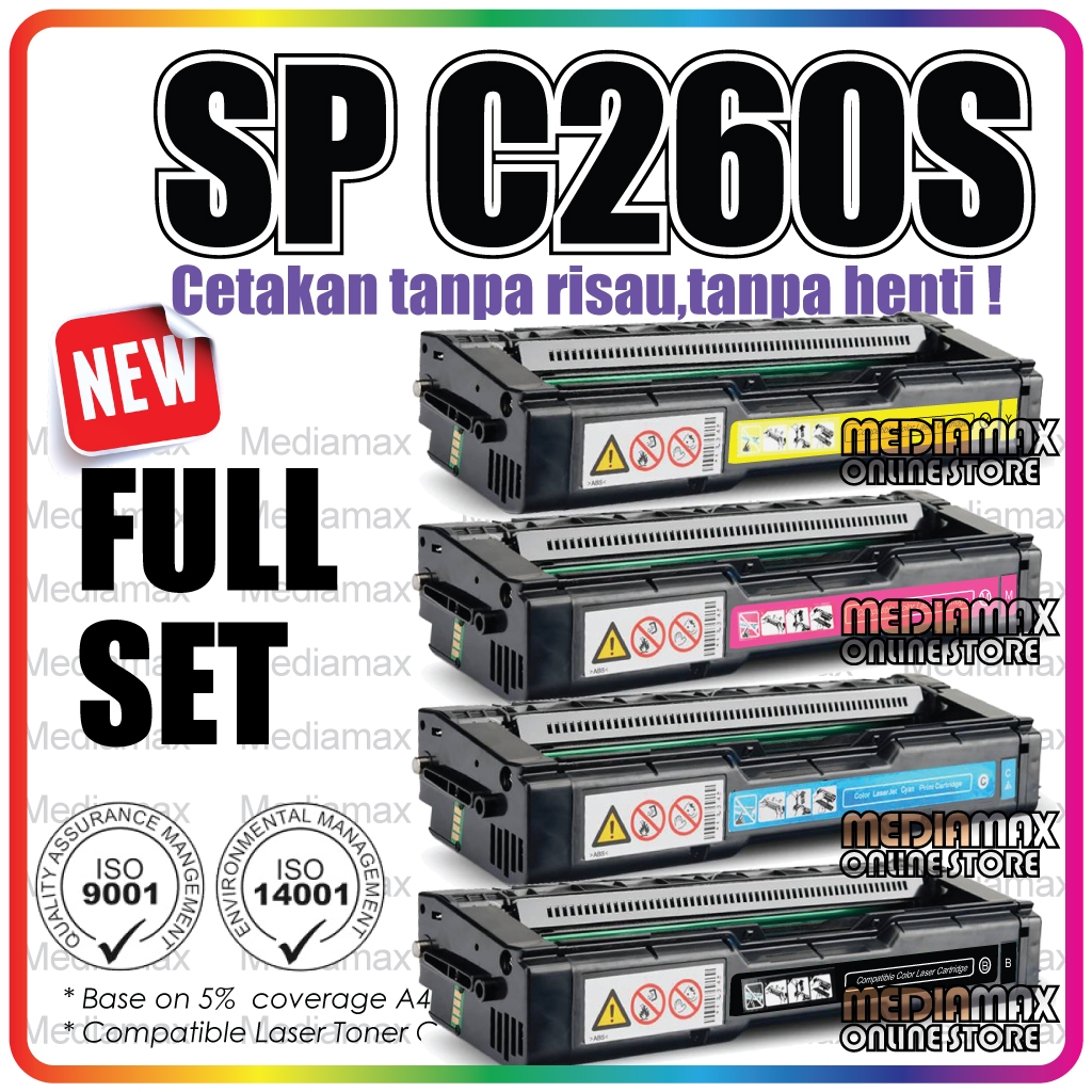 Compatible Ricoh SPC260DNW SPC261SF SPC261SW SPC261DNW SPC261SFNW SP C260S C261 C260DNW C261SF ...