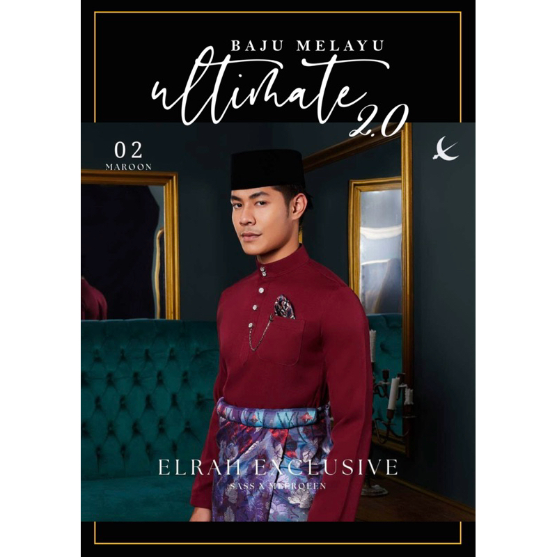 BAJU MELAYU ULTIMATE 2.0 (RED SERIES) | Shopee Malaysia
