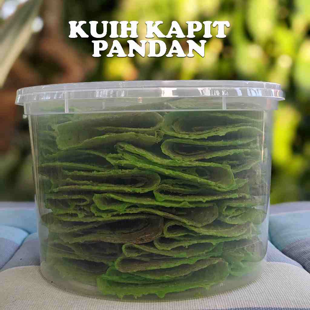 MURAH Kuih Kapit PANDAN Kuih Sepit Bajet - Kuih Raya Biskut Raya ...