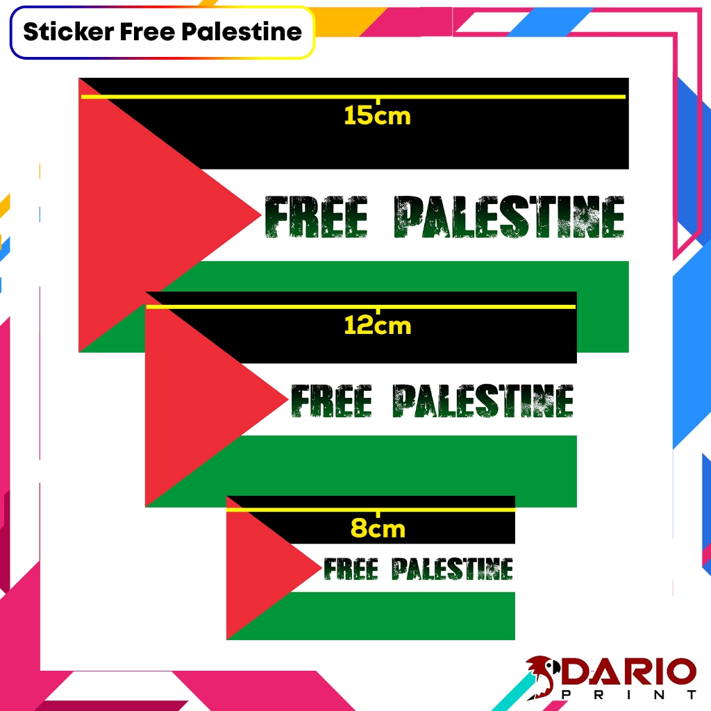 Sticker Bendera Palestine (Laminated) | Shopee Malaysia
