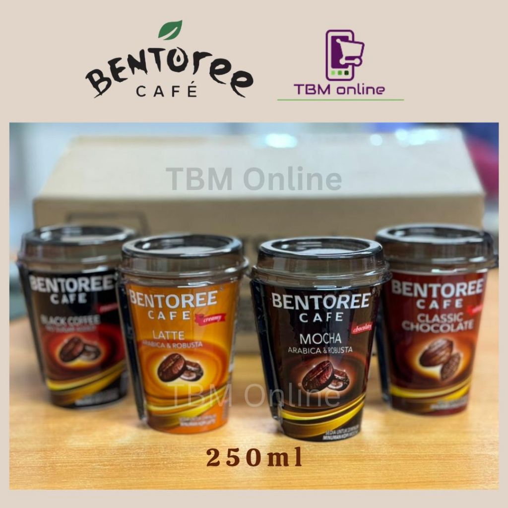 Bentoree Cafe Ready To Drink - Classic Chocolate/ Mocha / Latte/ Black ...