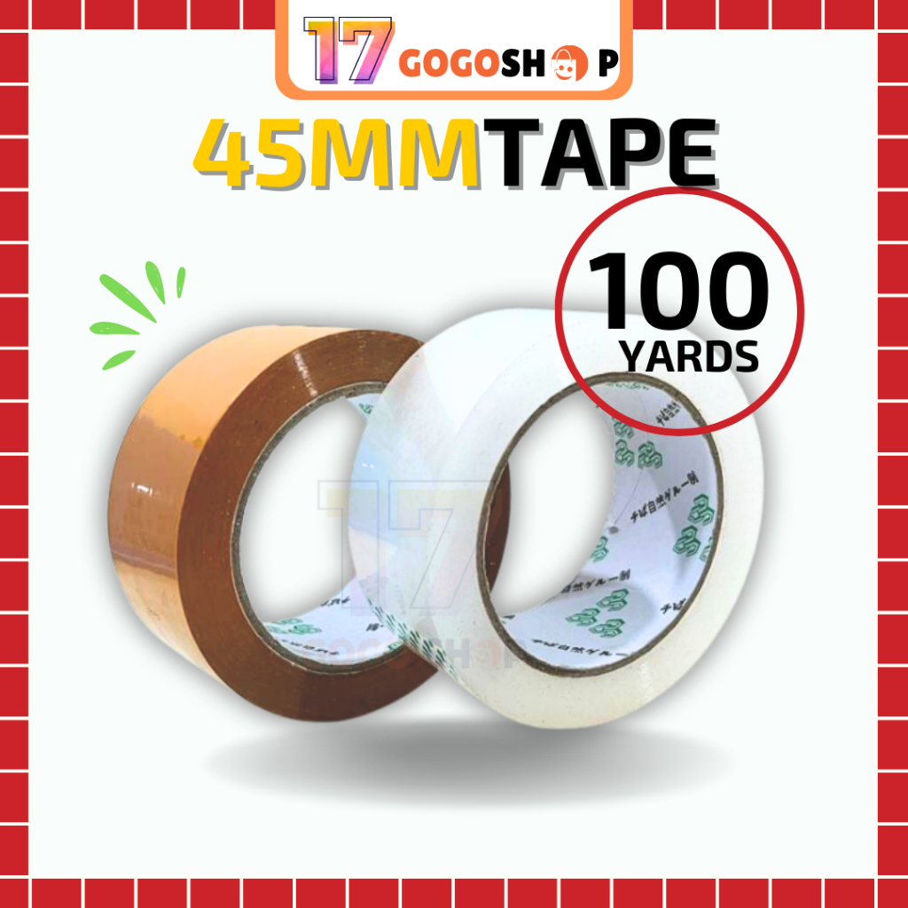 45mm*100 Yards* 50mic BOPP Clear Tape Cellophane Tape Selotape Tape ...
