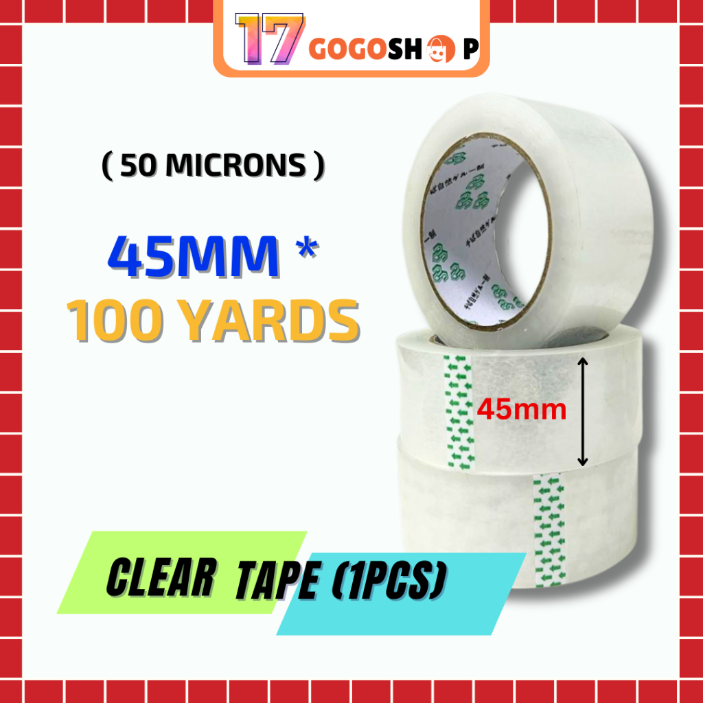 18/24/45/48mm OPP Tape Strong adhesive Transparent Cellophane Tape / Selotape / BOPP 胶带胶纸 Clear ...