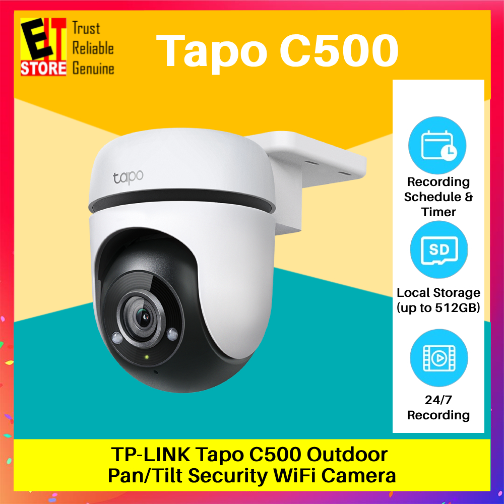 TP-LINK Tapo C500 New Outdoor Pan/Tilt Security WiFi Camera 1080P FHD ...