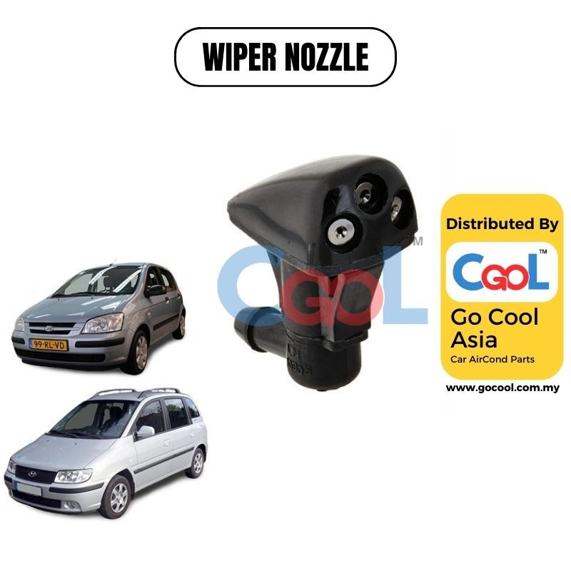 100% KOREA HYUNDAI GETZ MATRIX WIPER NOZZLE (1PC) (98630-ZZ000 ...