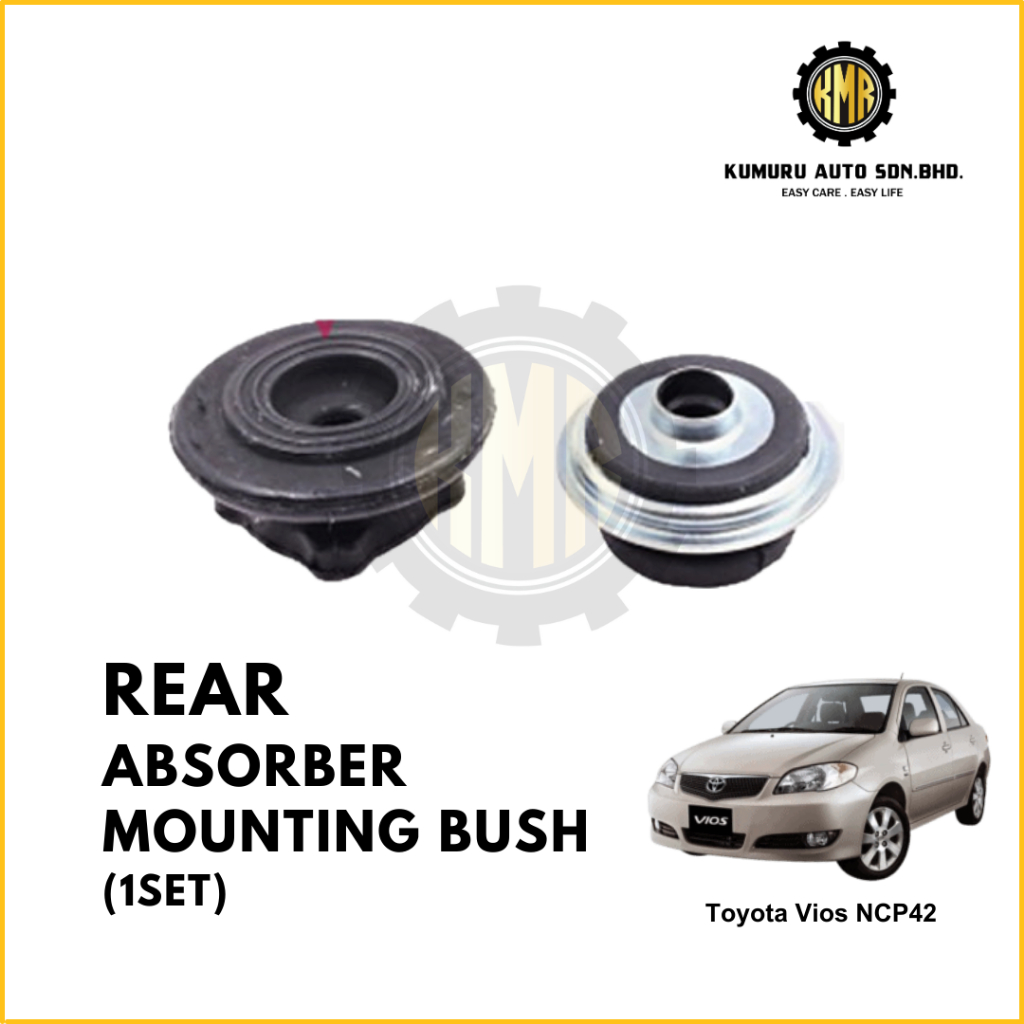 (1@Set) Rear Absorber Mounting Bush Toyota Vios NCP42 | Shopee Malaysia